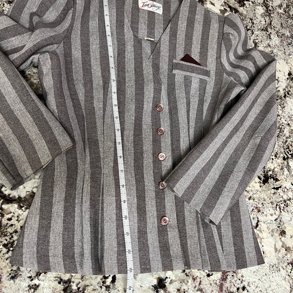 Ian Stacey | Other | Ian Stacey Skirt And Jacket Striped Suit | Poshmark